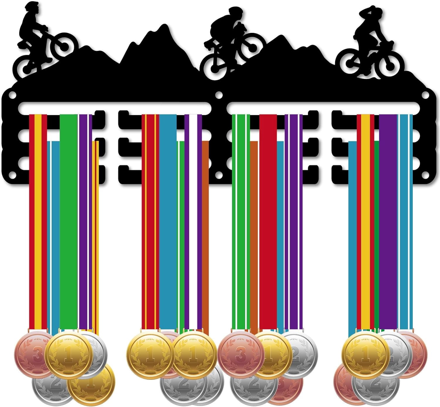Cycling Medal Holder Medal Hangers Display Rack Sports Metal Hanging ...