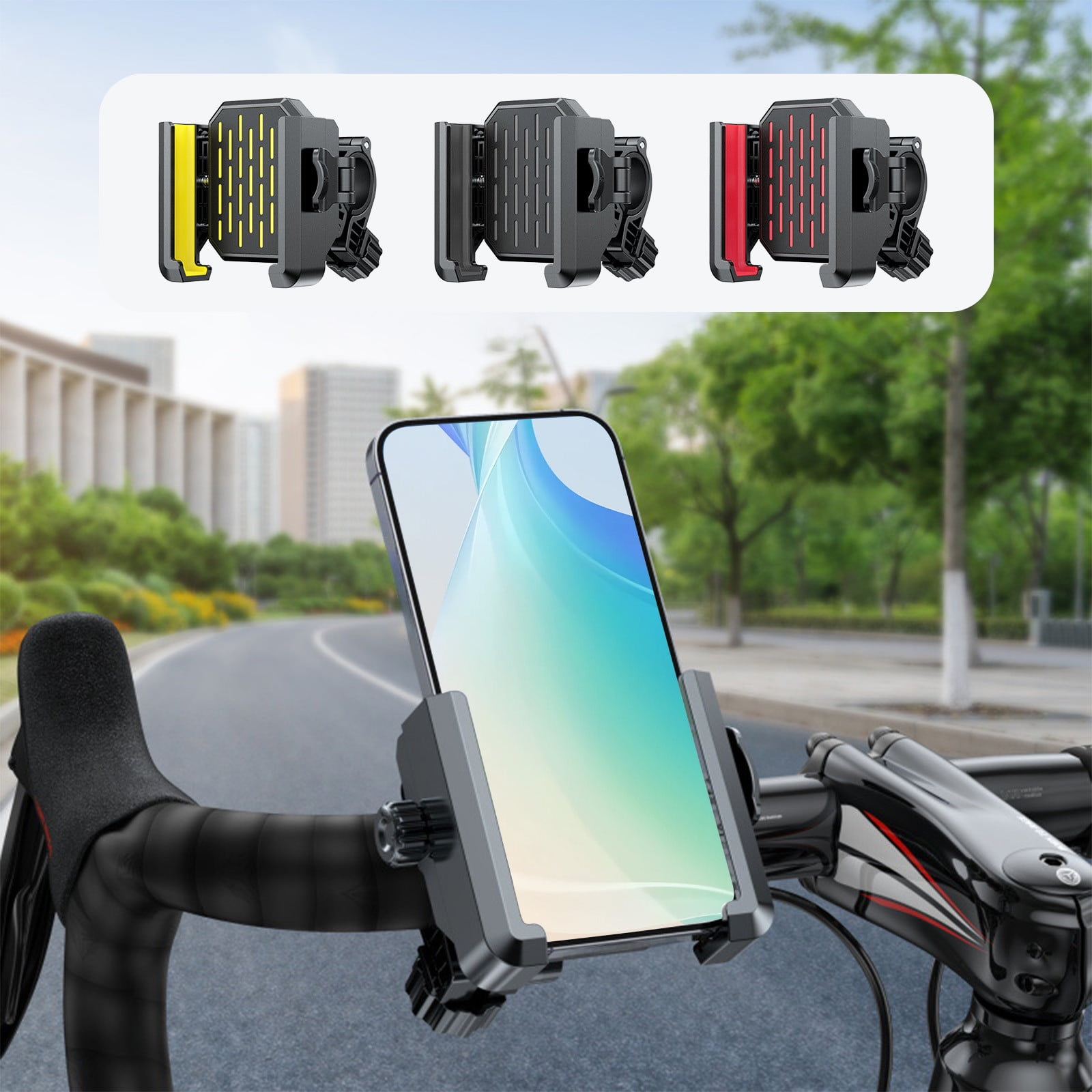 Cycling Navigation Stand, Motorcycle Avoidance Phone Stand, Foldable ...
