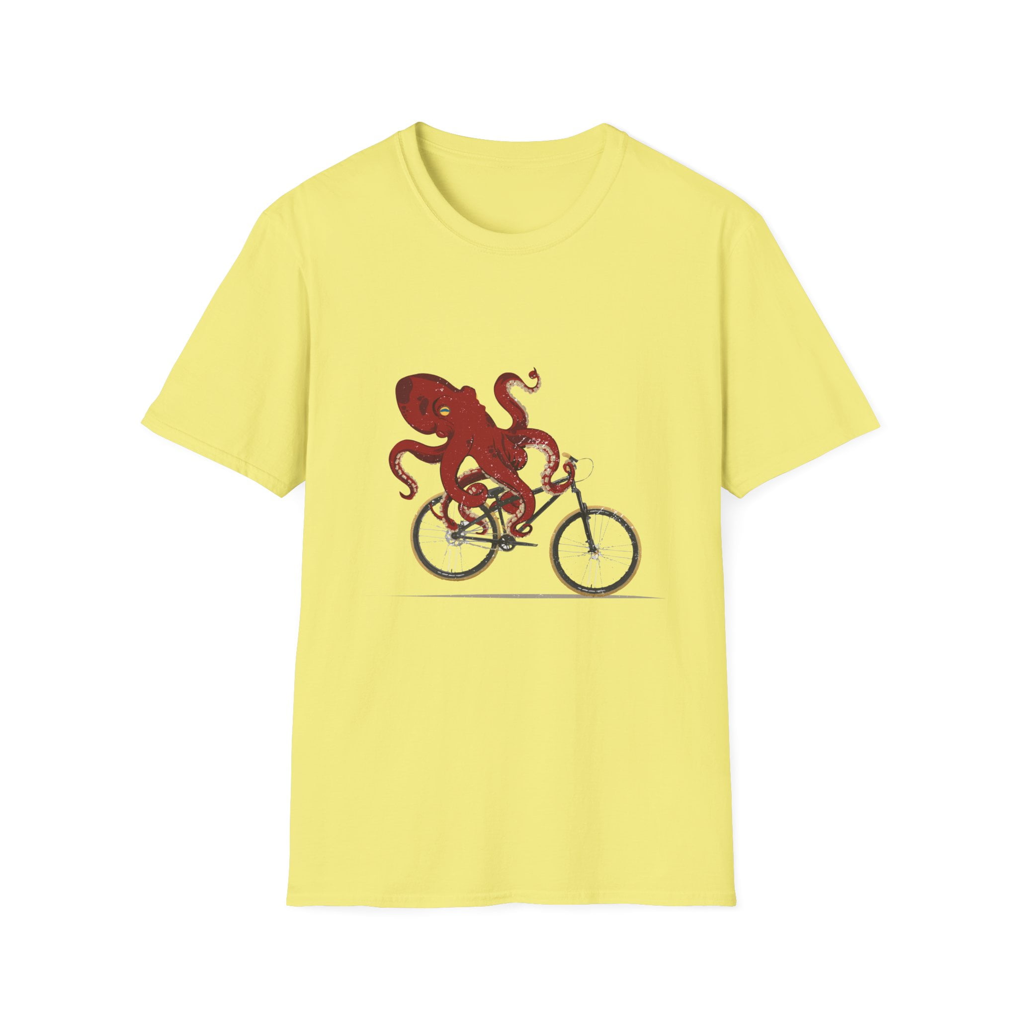 Cycling Octopus Bicycle Enthusiast Invertebrate Steampunk Bike Graphic ...