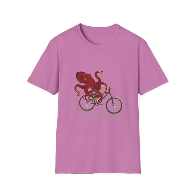 Cycling Octopus Bicycle Enthusiast Invertebrate Steampunk Bike Graphic ...