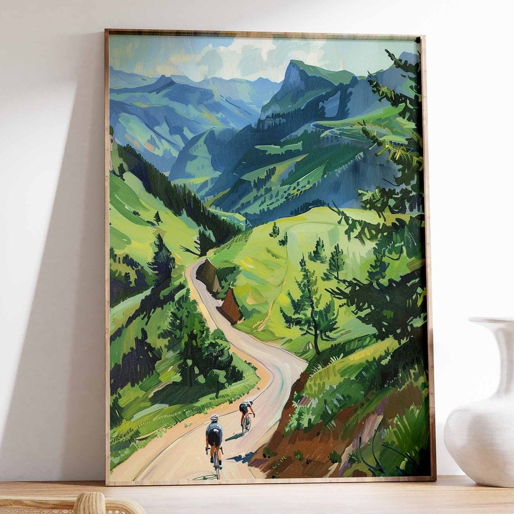 Cycling Poster, Cycling Art, Cycling Decor, Biking Poster, Floral Print ...