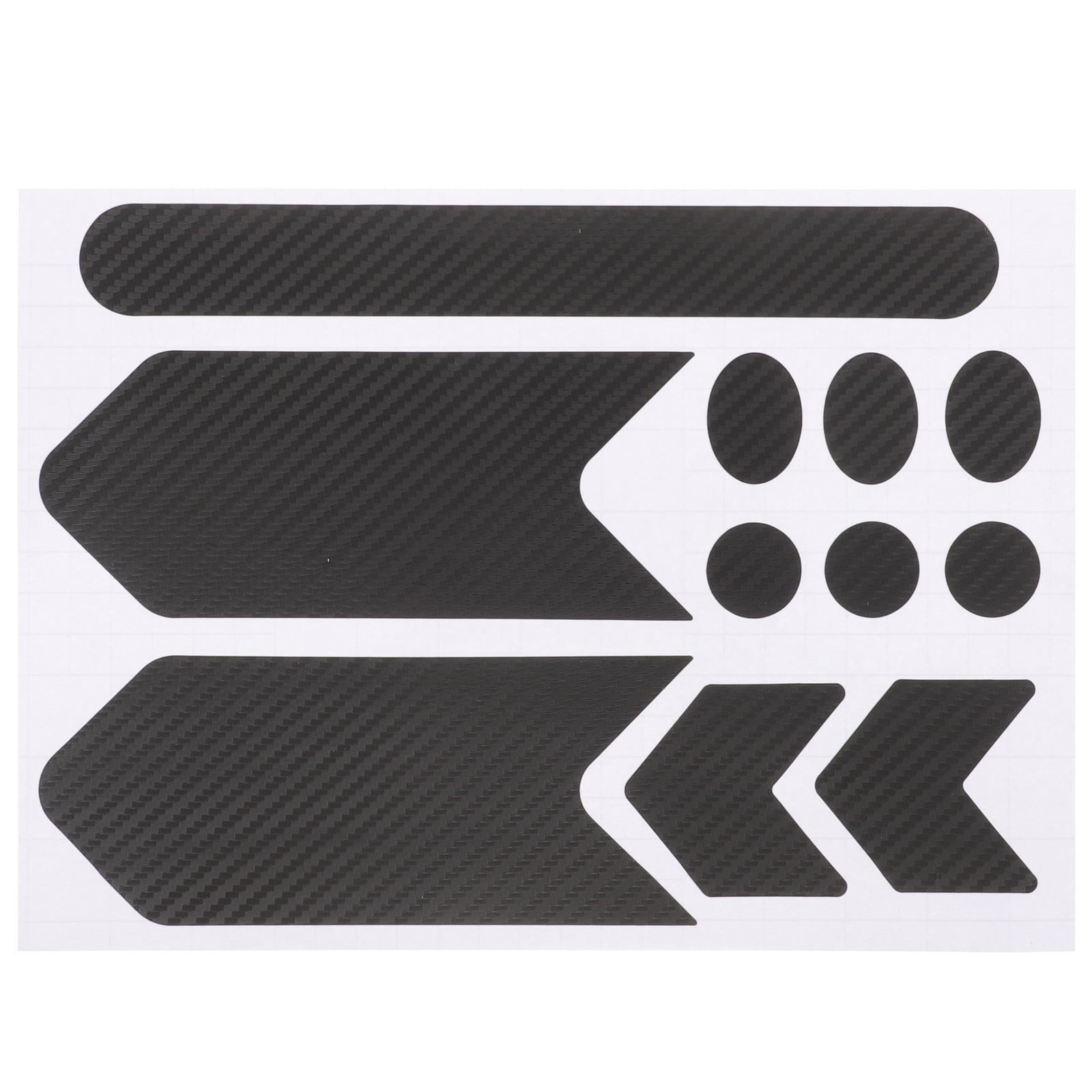 Worgeous Mountain Bike Frame Tape for with Black Plastic Guard Sticker ...