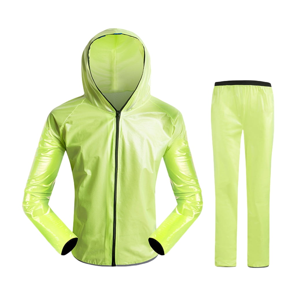 Cycling Rain Jackets Pants Waterproofed Bicycles Clothing Portables ...