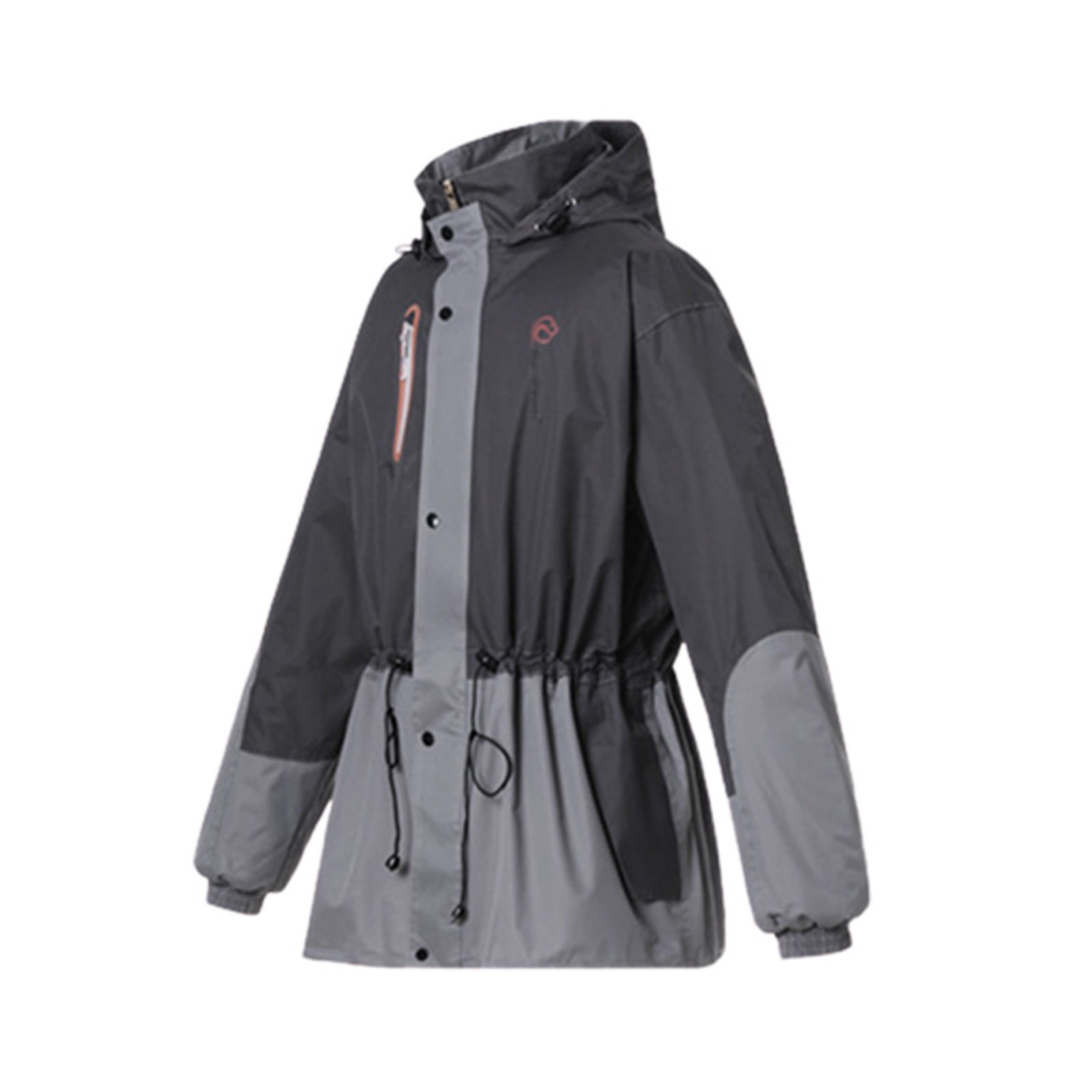Cycling Raincoat Reflective Rain Gear Set Double Layer Separated Jacket ...