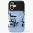 Cycling Raleigh Chopper Retro Snow Scene Case for iPhone 17 16 15 14 13 ...