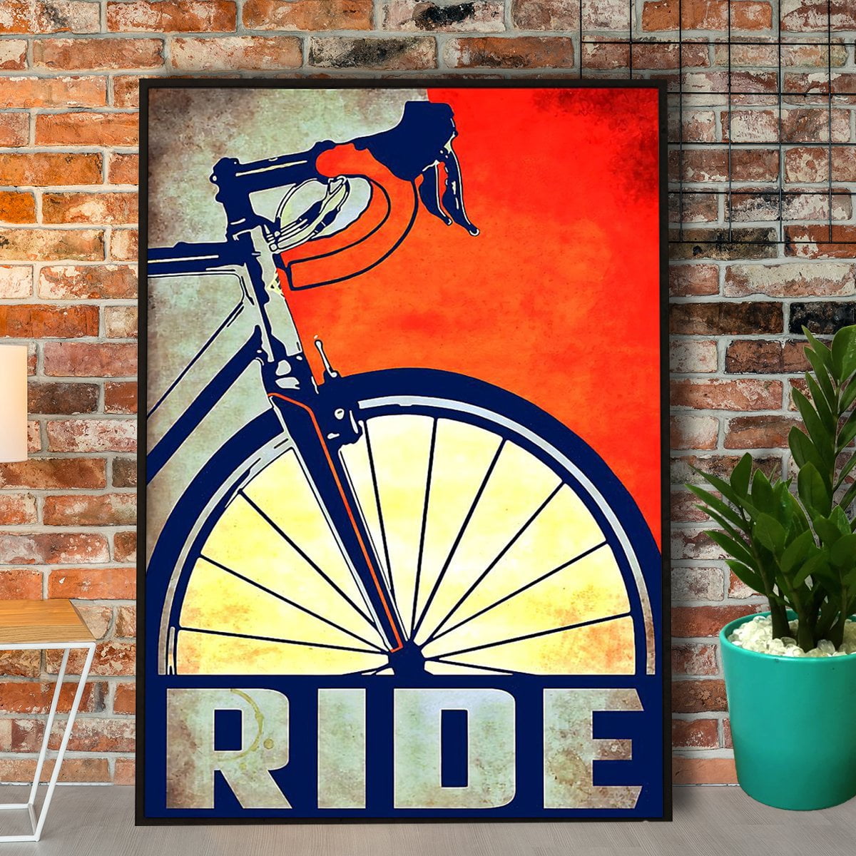 Cycling Ride Bike Art Printing Paper Poster No Frame Matte Wall Art ...