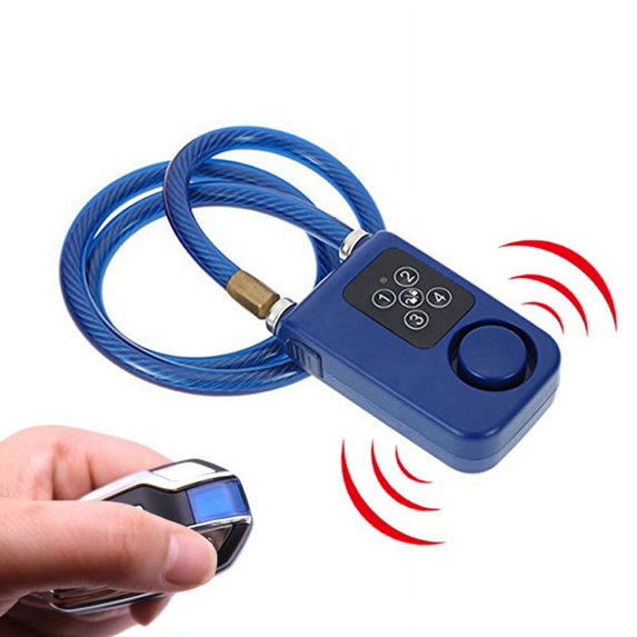 Cycling Security Lock Wireless Remote Control Anti-Theft Vibration ...