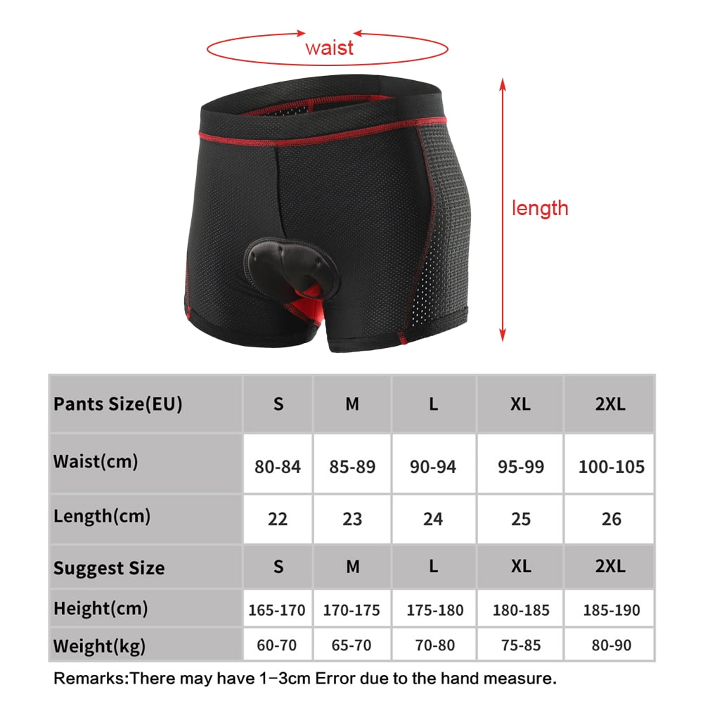 Cycling Shorts,Men Breathable Padded Breathable Padded Mtb Jinmie Men's ...