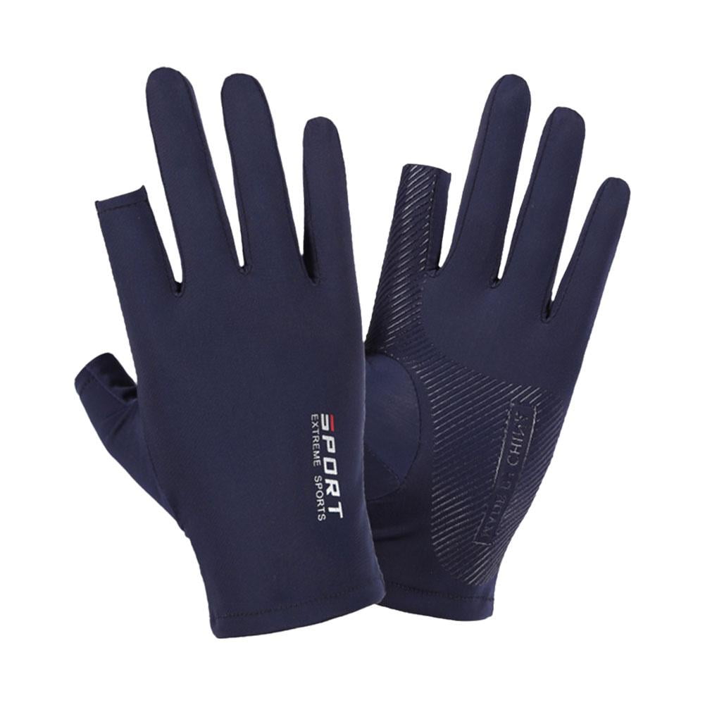 Cycling Sports Gloves: Breathable Ice Silk, Unisex Half-Finger Design ...