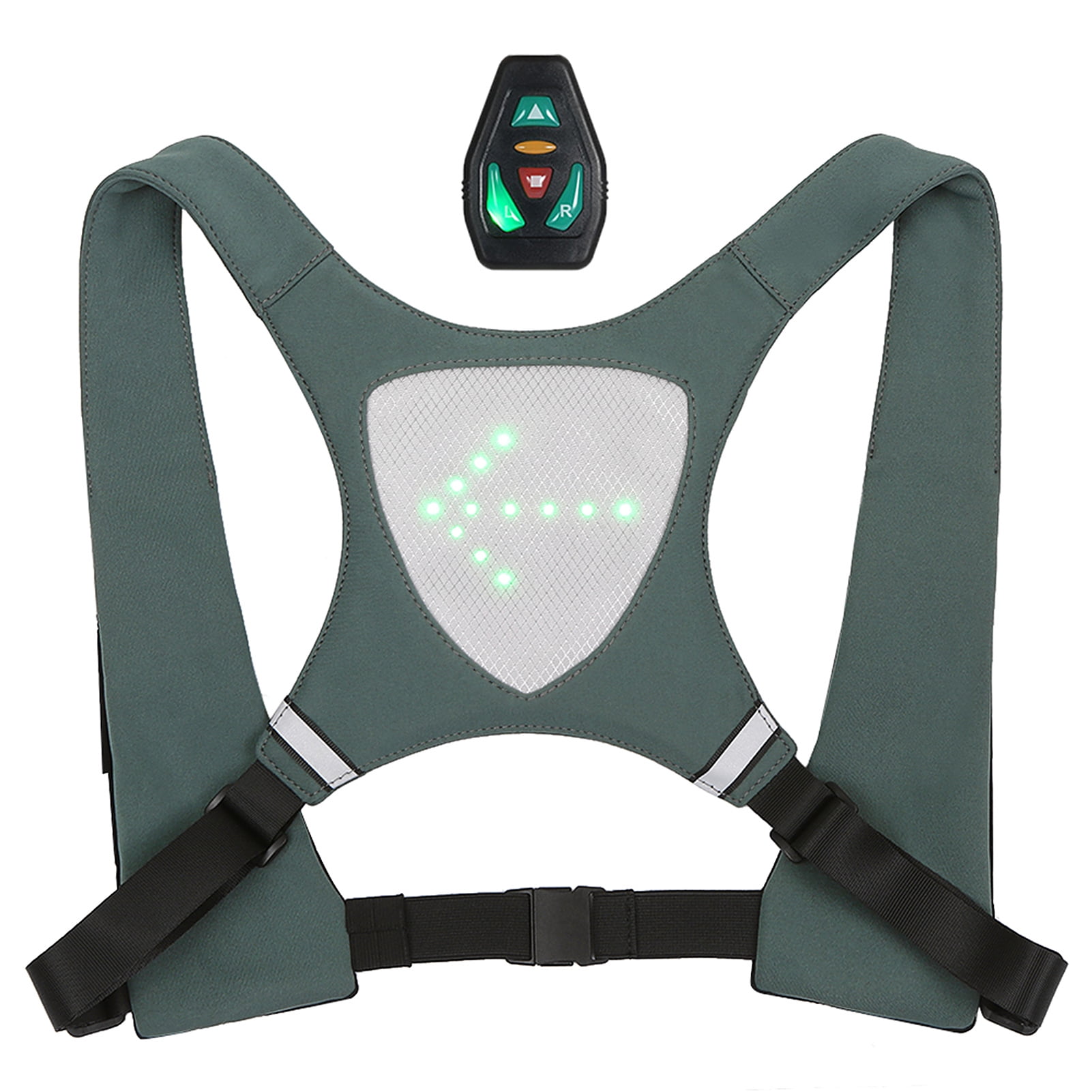 Cycling Vest, Sport Safety With Led Turn Vest With Led Remote Sport ...