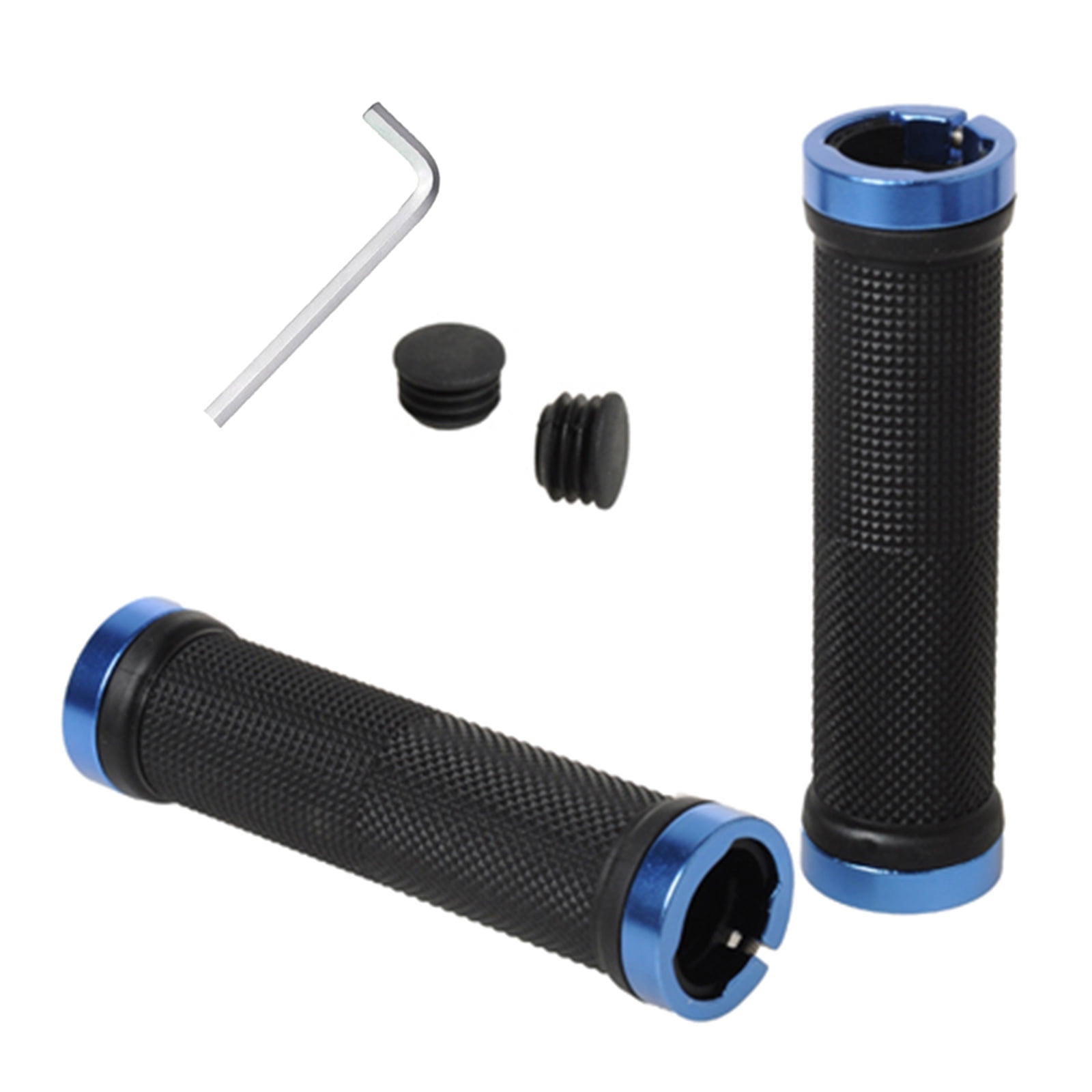 Cyclings Handlebars Grip with End Plugs Antislip Soft Rubber Covers ...