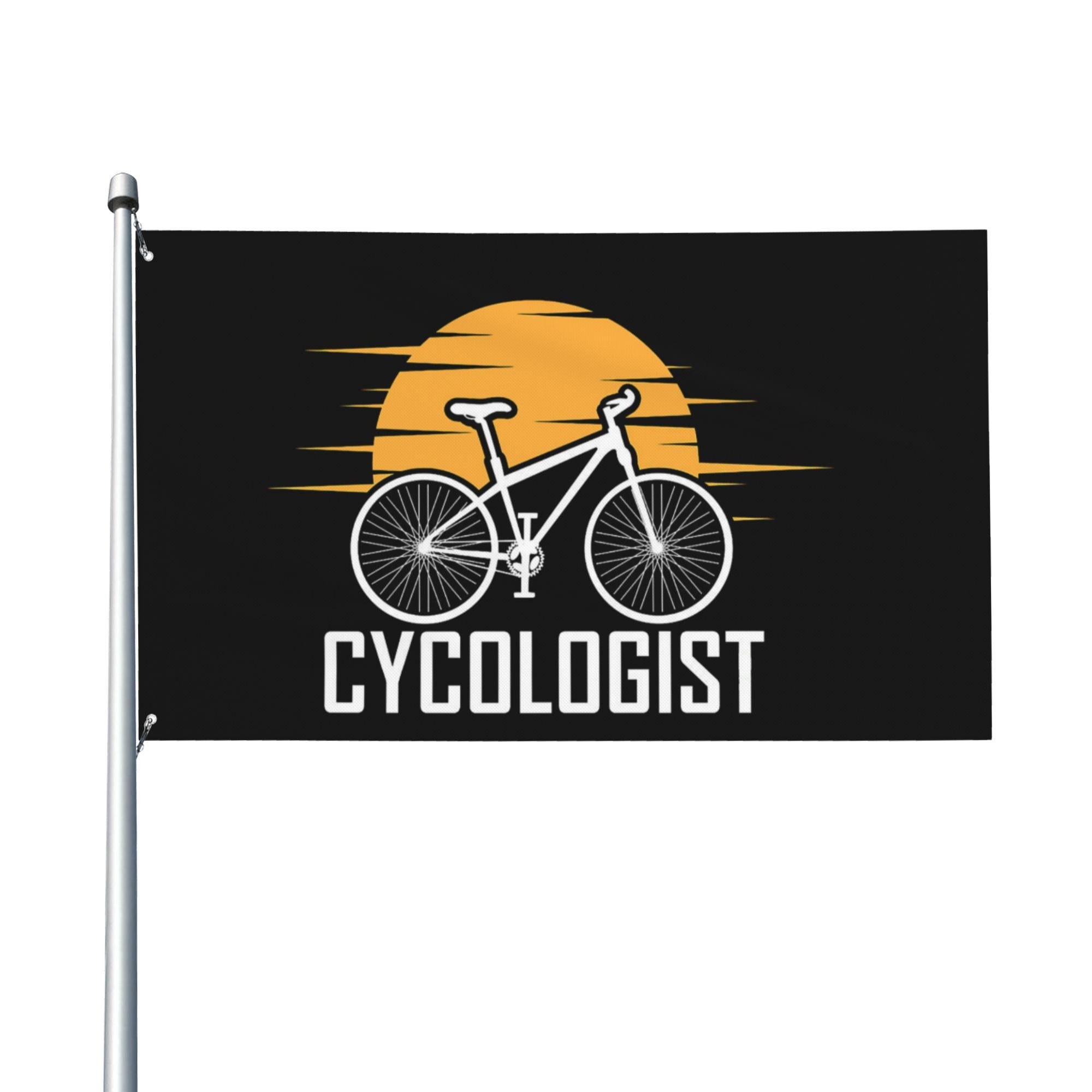 Cyclist Bicycle Biking Life Cycologist Flag Built For Outdoor Use ...