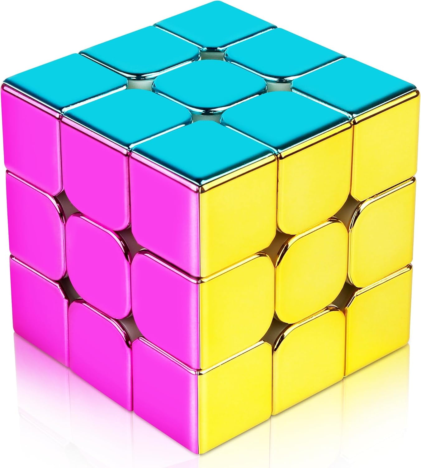 Cyclone Boys 3x3 Speed Cube Stickerless Magic Cube 3x3x3 Puzzles Toys ...