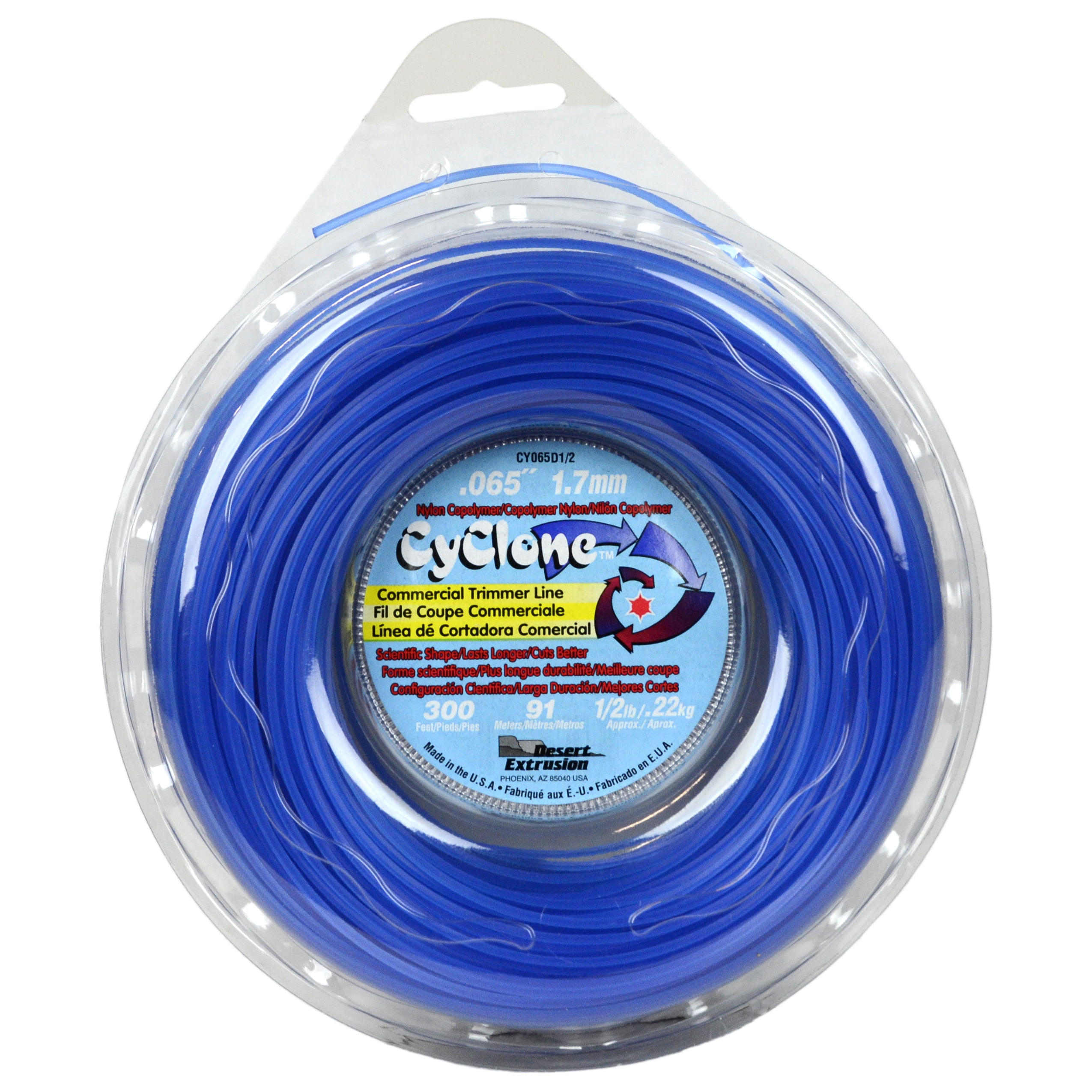 "Cyclone Universal Nylon 0.065"" x 300' Commercial String Trimmer Line ...