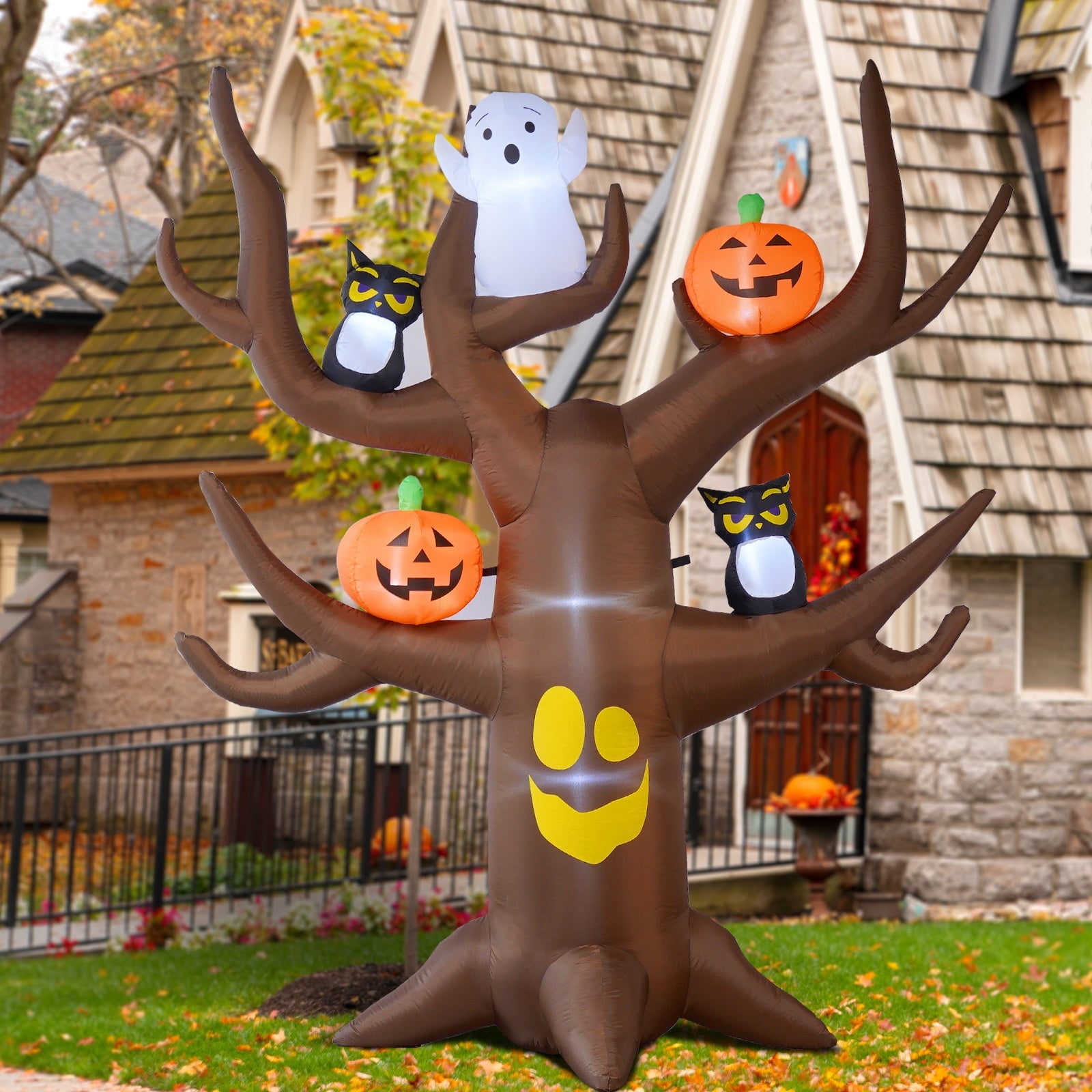 CycloneSound [4-11FT] Halloween Inflatable Archway Animated with Bright ...