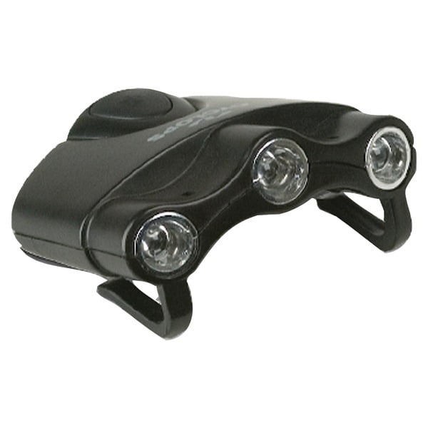 Cyclops CYC-HC1-W Orion Hat Clip Light With 3 Clear LED Lights ...
