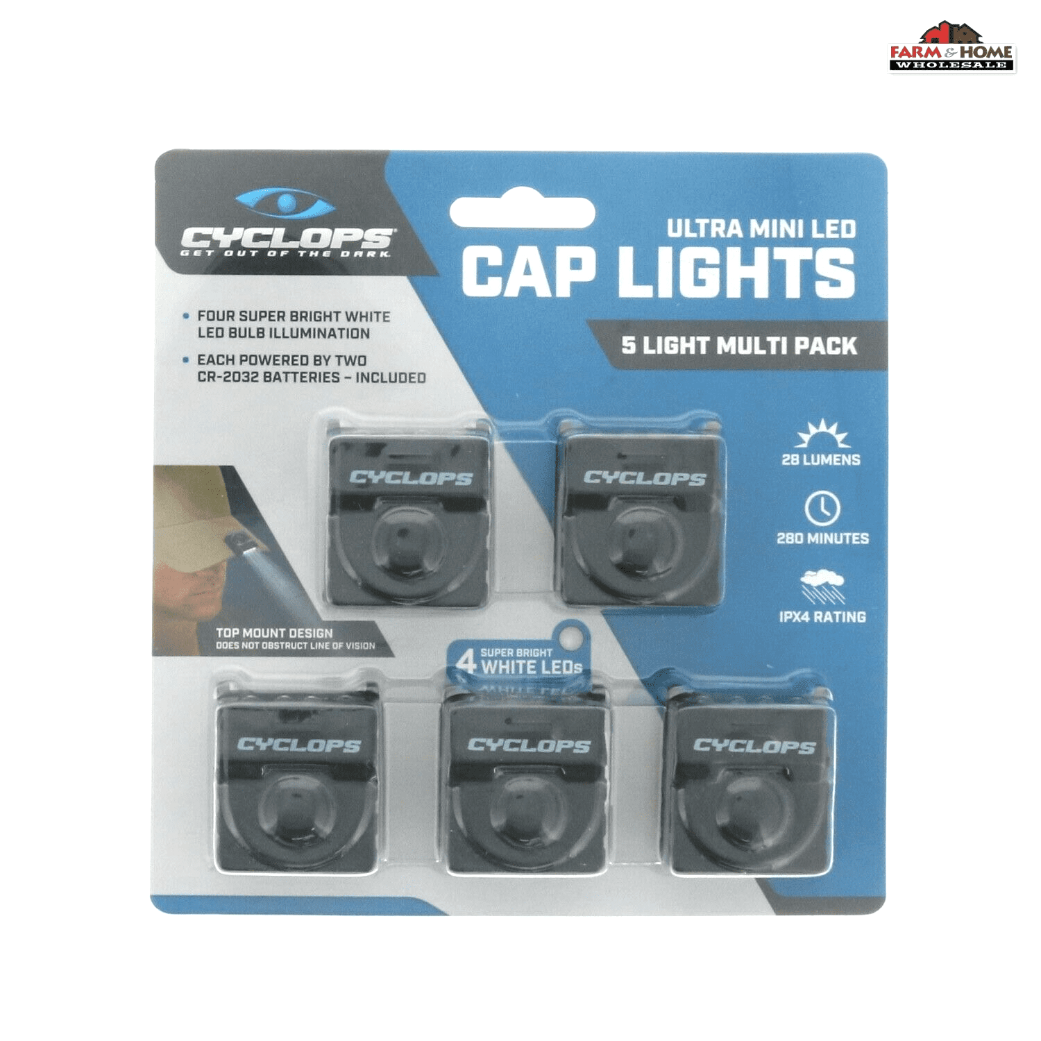 Cyclops Clip On Headlamp Hat Light ~ NEW - Walmart.com