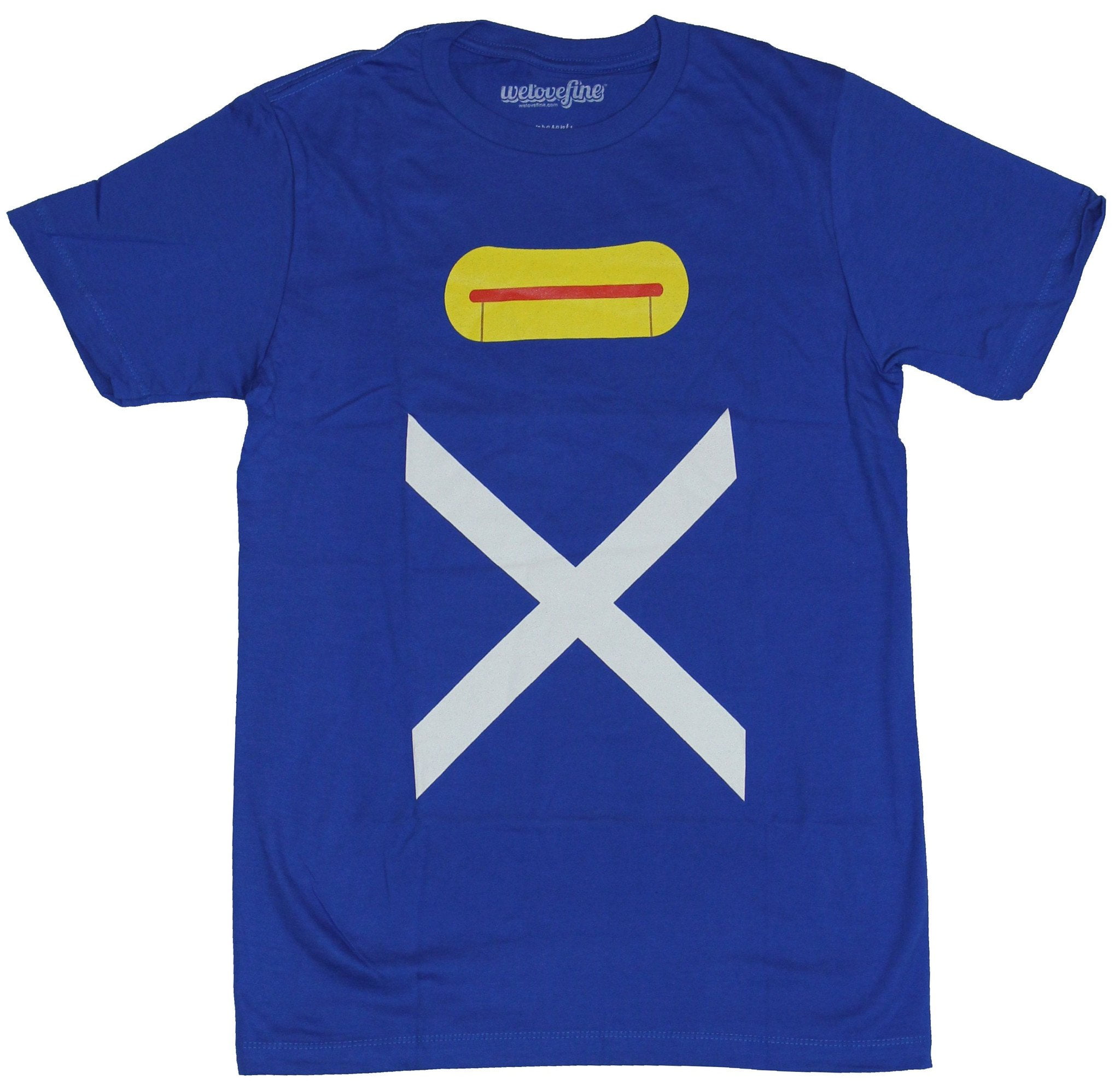 Cyclops X-Men (Marvel Comics) Mens T-Shirt - Mask Costume Image (Small ...