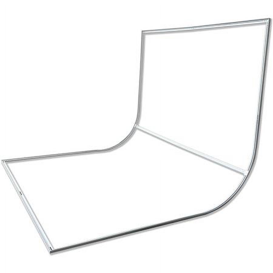 "Easiframe Cyclorama High-Quality Aluminum Curved Frame with 98.4 x 88. ...