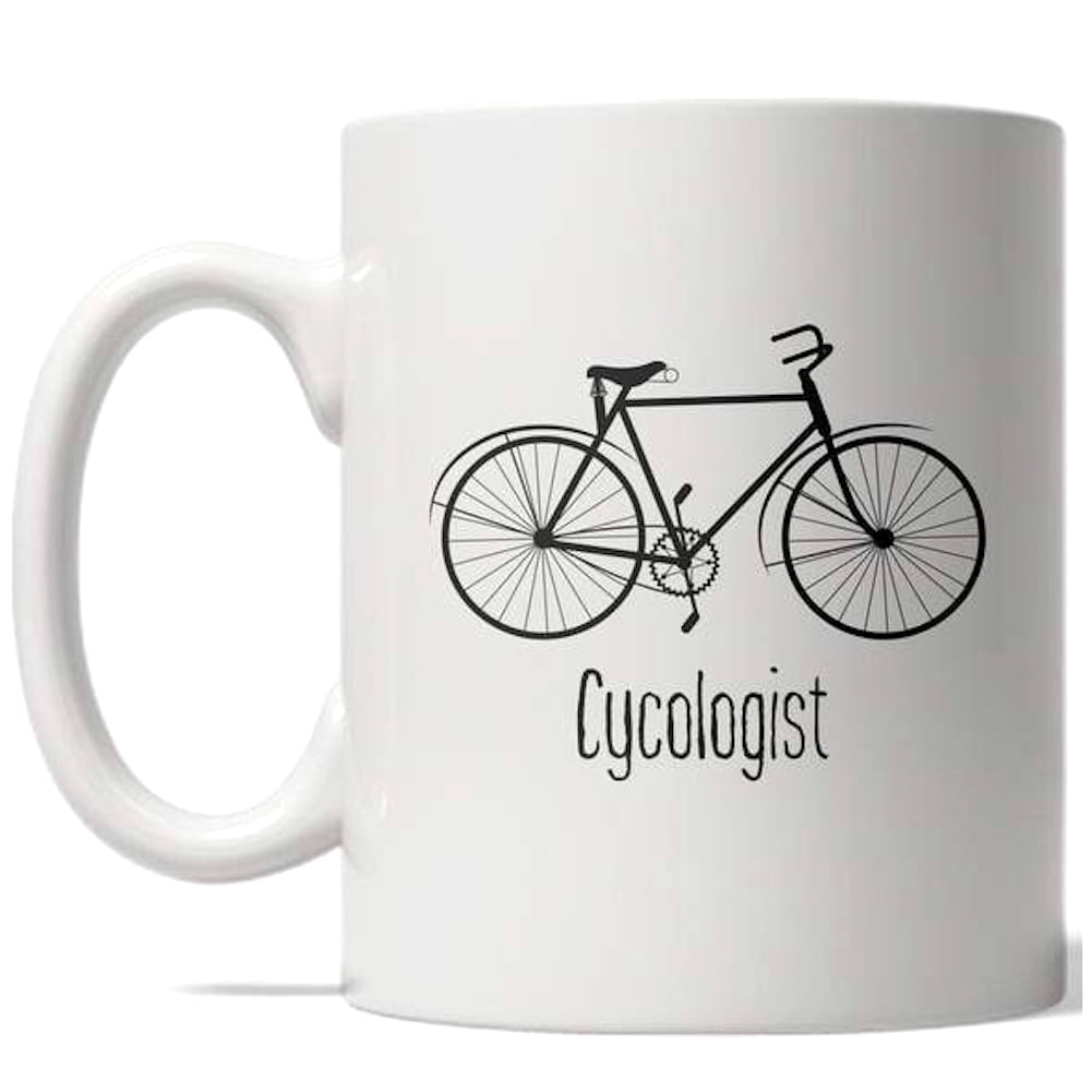 Cycologist Mug Funny Bycycle Therapy Coffee Cup - 11oz - Walmart.com
