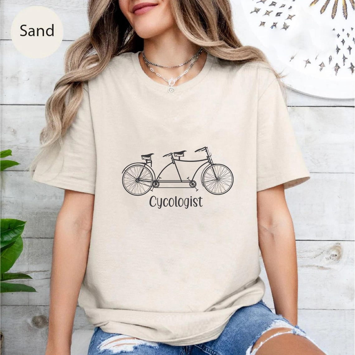 Cycologist Tandem Bike T-Shirt: Cycling Gift All Size S-5Xl - Walmart.com