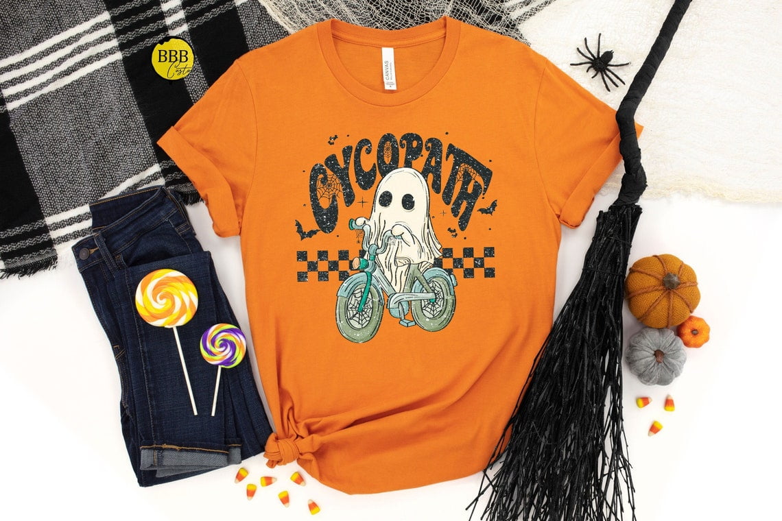 Cycopath Ghost Shirt, Bike Lover Tee SWEATSHIRT All Size S-5XL - Walmart.com