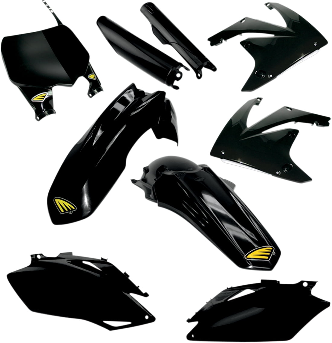 Cycra Black Complete Plastic Powerflow Body Kit (1CYC-9304-12 ...