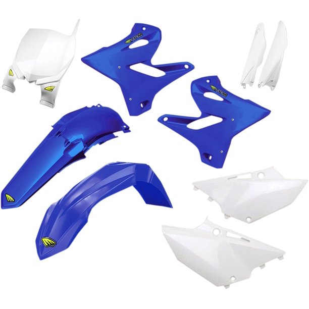 Cycra Complete Blue/White Plastic Powerflow Body Kit (1CYC-9316-02 ...
