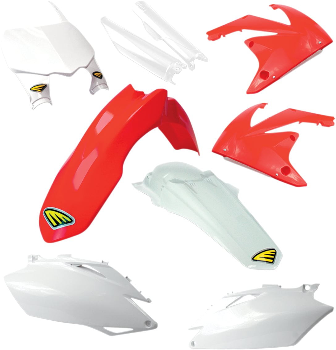 Cycra Complete Powerflow Red/White Plastic Body Kit (1CYC-9304-02 ...