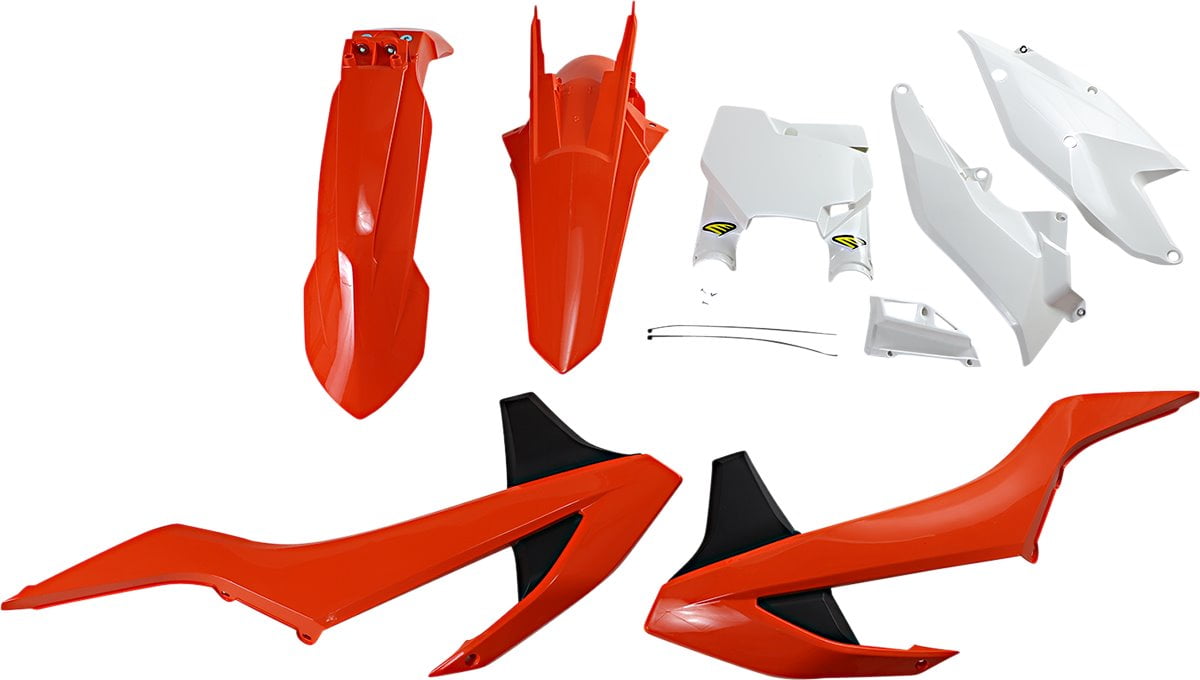 Cycra Orange/White/Black Complete Plastic Body Kit (1CYC-9417-00 ...