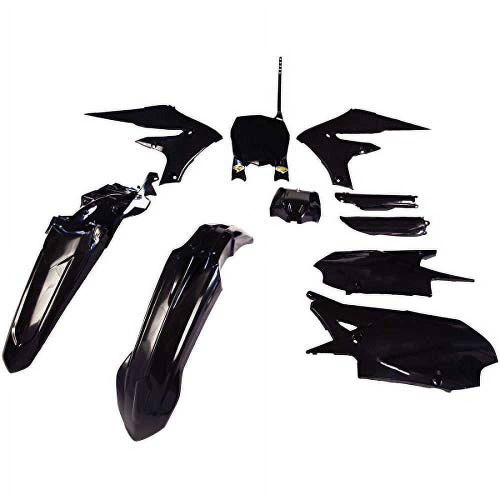 Cycra Powerflow Plastic Kit (Black) for 19-21 Yamaha YZ250F - Walmart.com