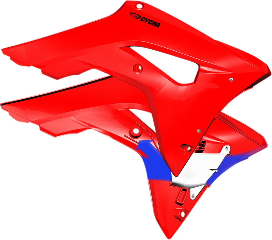 Cycra Powerflow Red Radiator Shrouds (1CYC-1889-32) - Walmart.com