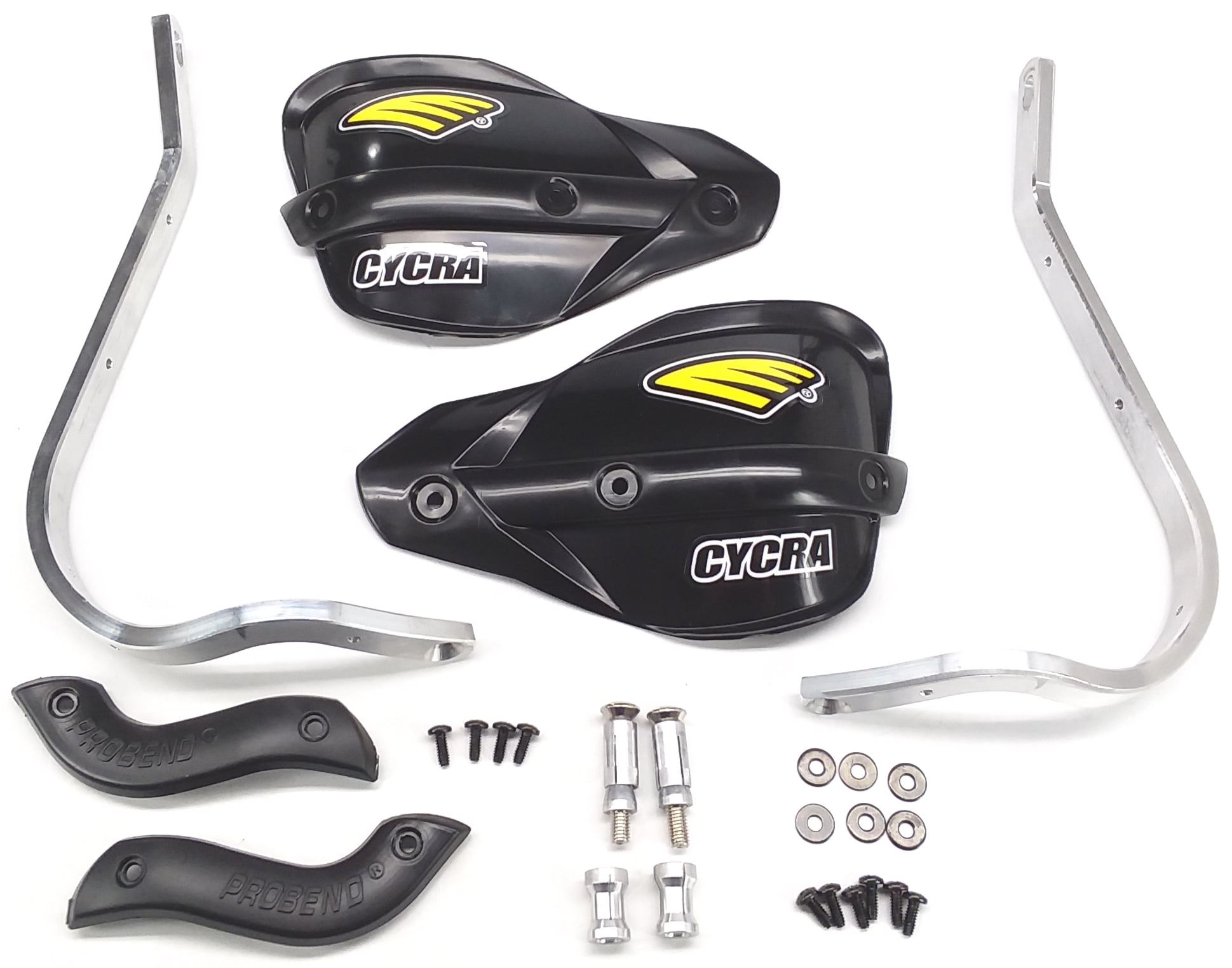 Cycra Pro Bend Black Handguard Alloy Bar Pack Kit (1CYC-7500-12 ...