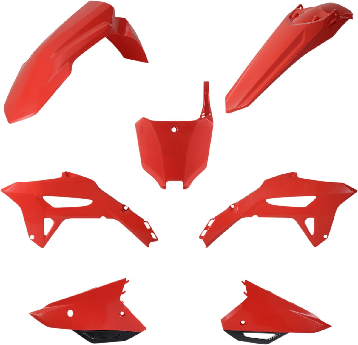 Cycra Red/Black Complete Plastic Body Kit (1CYC-9431-00) - Walmart.com