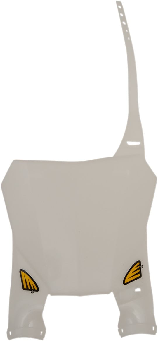 Cycra Works Clear Stadium Front Number Plate (1CYC-1211-02) - Walmart.com