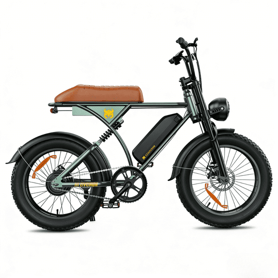 Cycrown Run 1000W Peak Motor Electric Bike for Adults, 35 Miles Range ...