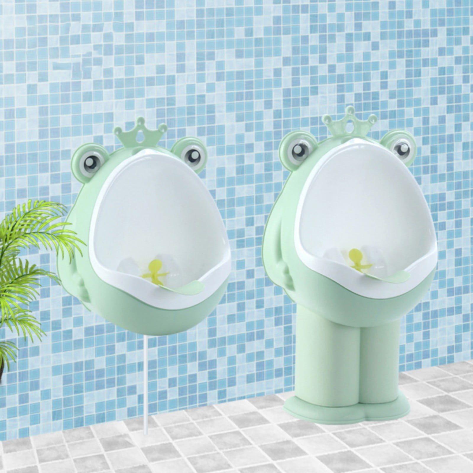 Cyence Baby Pee Boy Standing Wall-Mounted Toilet Green, Baby Urinating ...