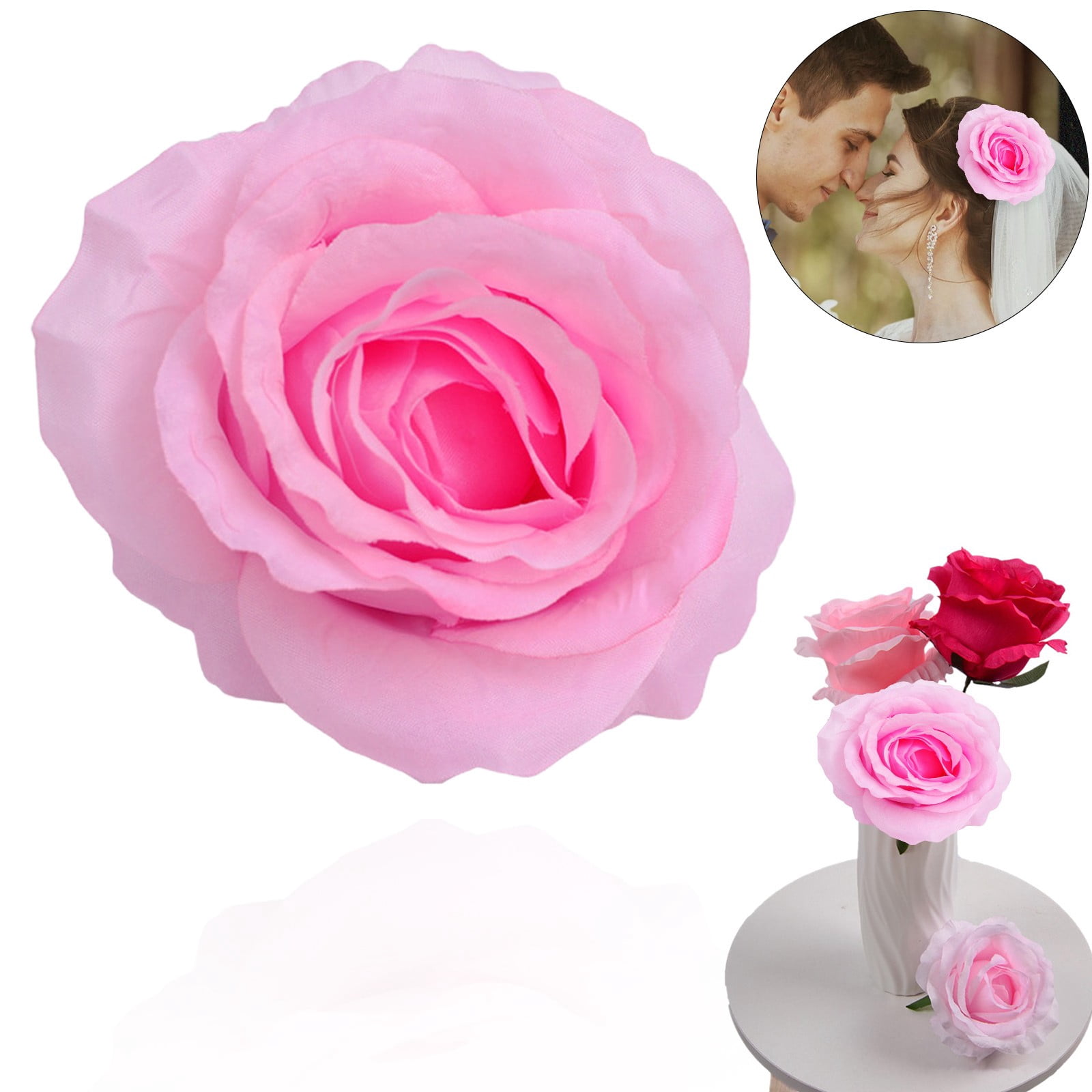 Cyenie Flower Head Artificial Flower Bouquet Suitable for Diy ...