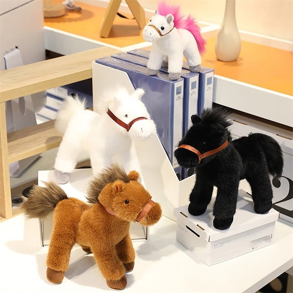 Cyenie Horse Desk Companion, Soft Fabric Figurine for Office, Stress ...