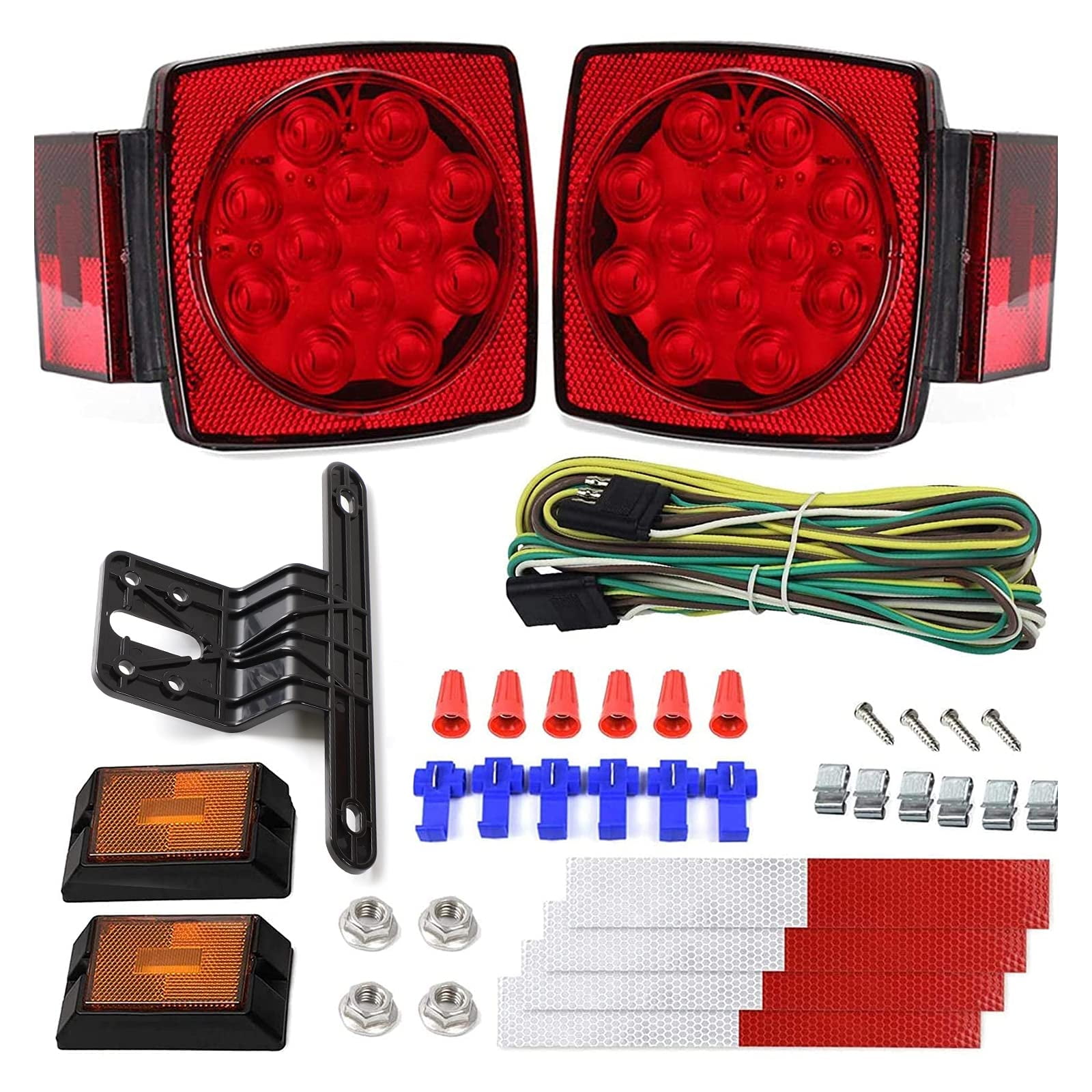 Cyfie 12V LED Trailer MMF7 Light Kit DOT Certified, Utility Trailer ...
