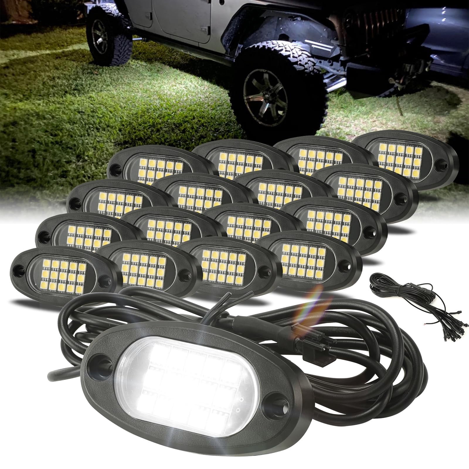 Cyfie 12V LED Trailer RRF12 Light Kit DOT Certified, Trailer Led Lights ...