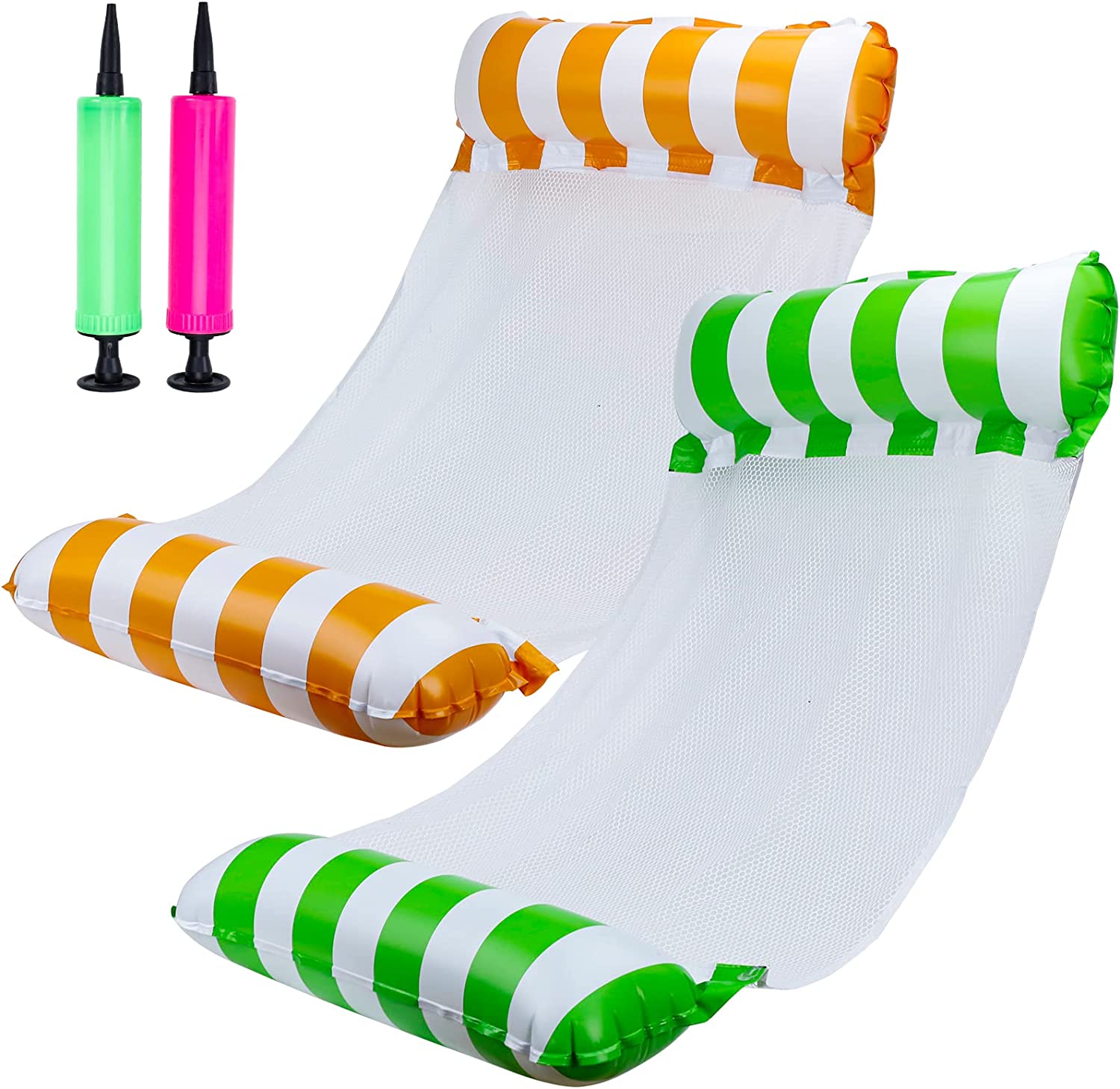 Justice 2-in-1 Foldable Pool Lounger - Lounger Float & Poolside Chair ...