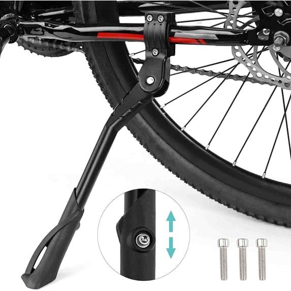 Cyfie Adjustable Bike Kickstand for 24-29 Inch Mountain Road BMX MTB ...