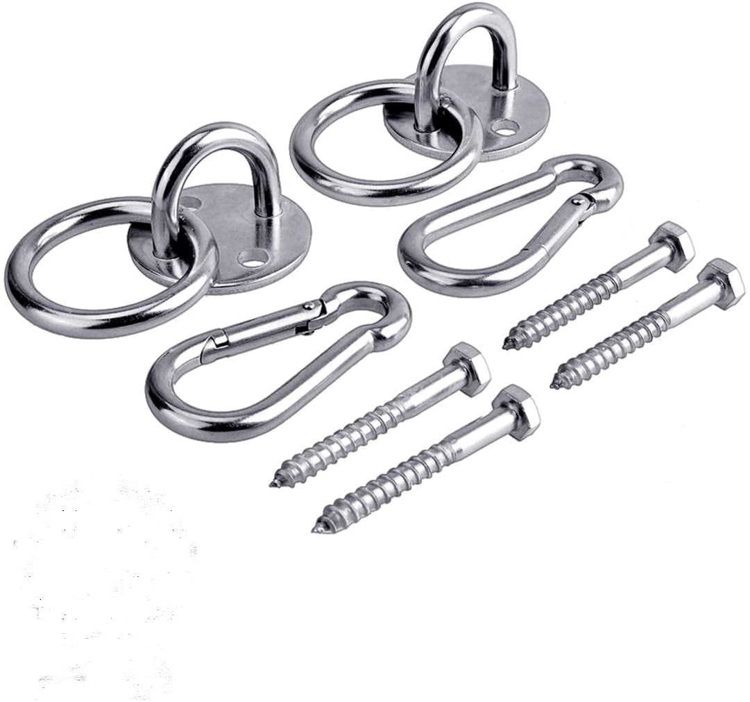 Cyfie Hammock Hanging Hook Kit, 1400 lb Load, Stainless Steel for ...