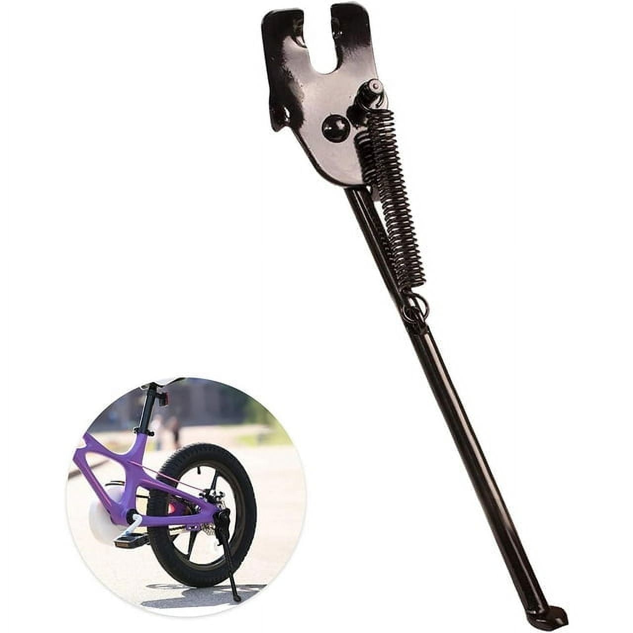 Cyfie Carbon Steel Kickstand for 14", 16", 18" Kids Bike, Rear Wheel ...