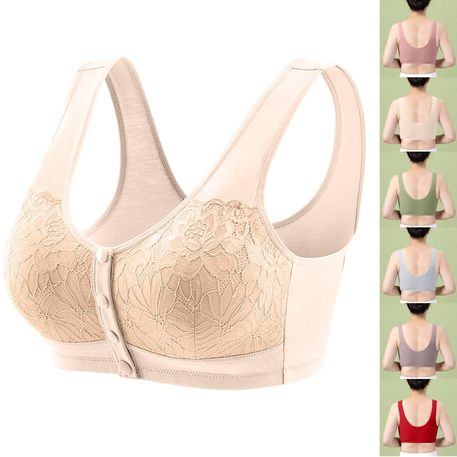 Cyglowse Bra for Seniors - Comfort Front Closure Shaping Bras for ...