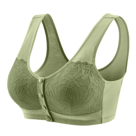 Cyglowse Bra for Seniors, Posy Bra Front Closure Shaping Full Coverage ...
