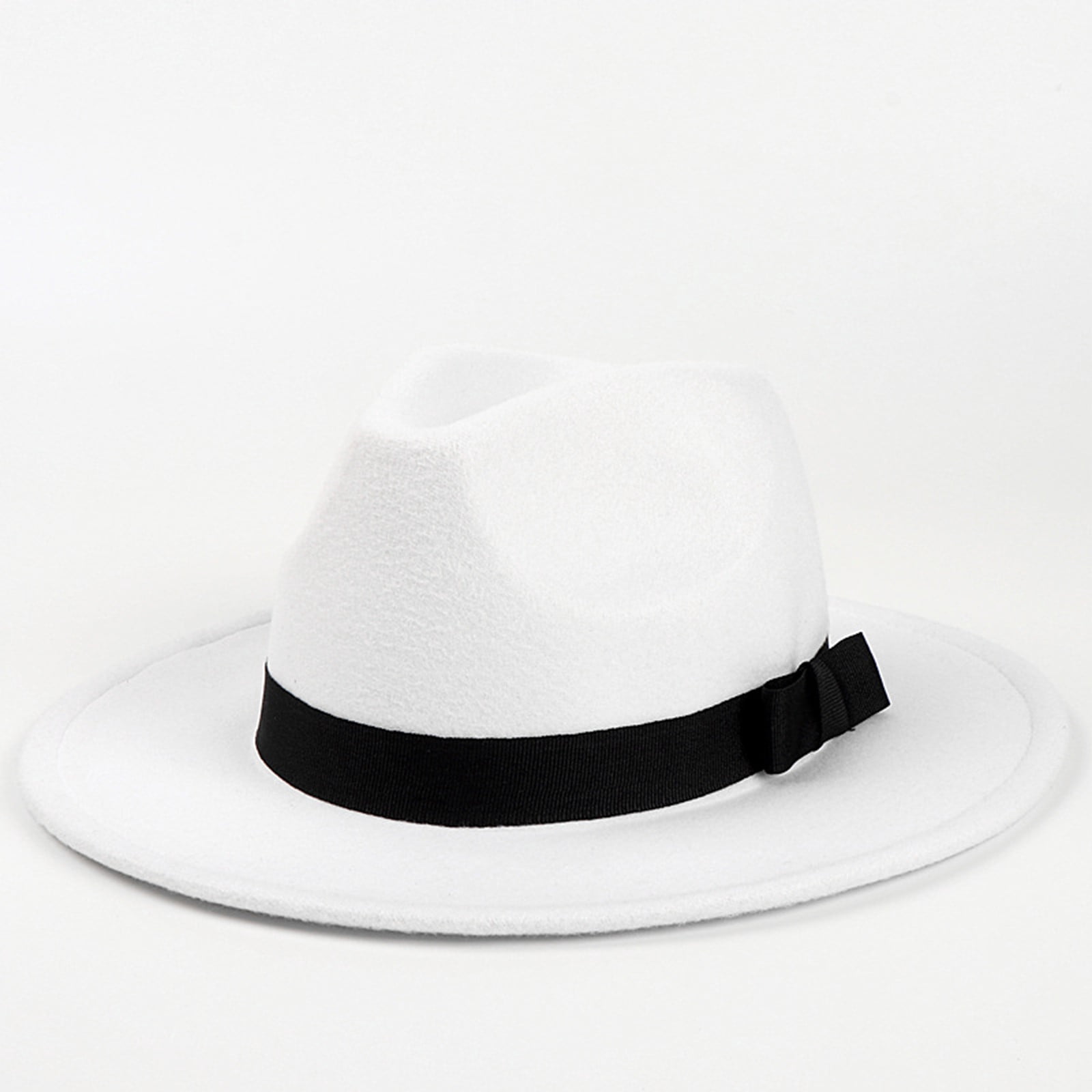Cyglowse Fedora Brim Felt Church Hat Men Women I Summer Beach Sun Hat ...