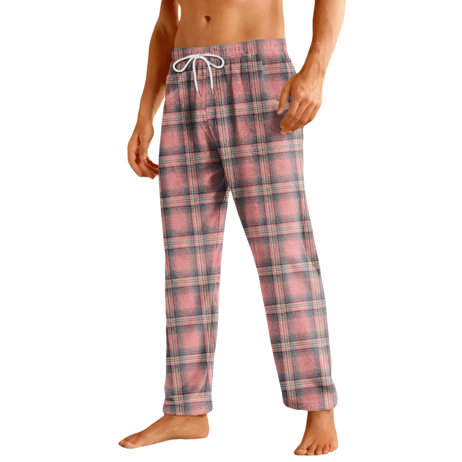 Cyglowse Men's Plaid Loungewear Pyjama Pants Flannel/Nightwaer PJ ...