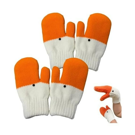 Cyglowse Winter Goose Gloves, 2026 NEW Funny Cute Goose Mittens for ...